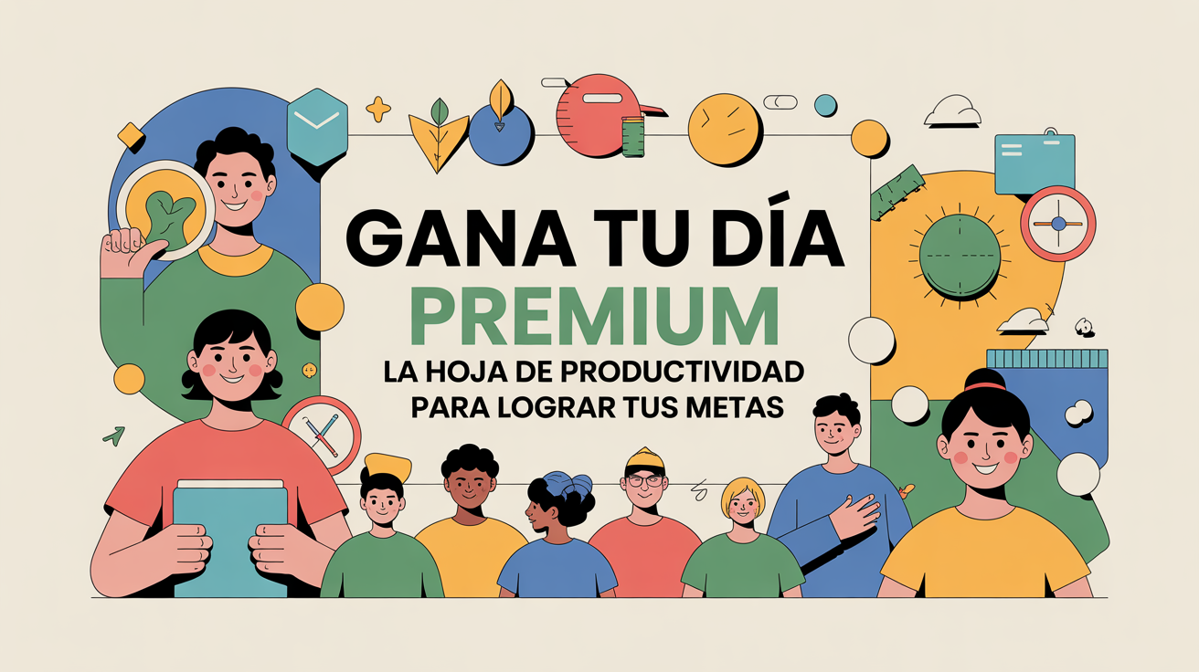 Gana tu Día PREMIUM: La Hoja de Productividad para Lograr tus Metas - Chile Psicólogos